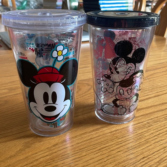 Disney | Dining | Disneys Mickey Minnie Cold Drink Cups | Poshmark
